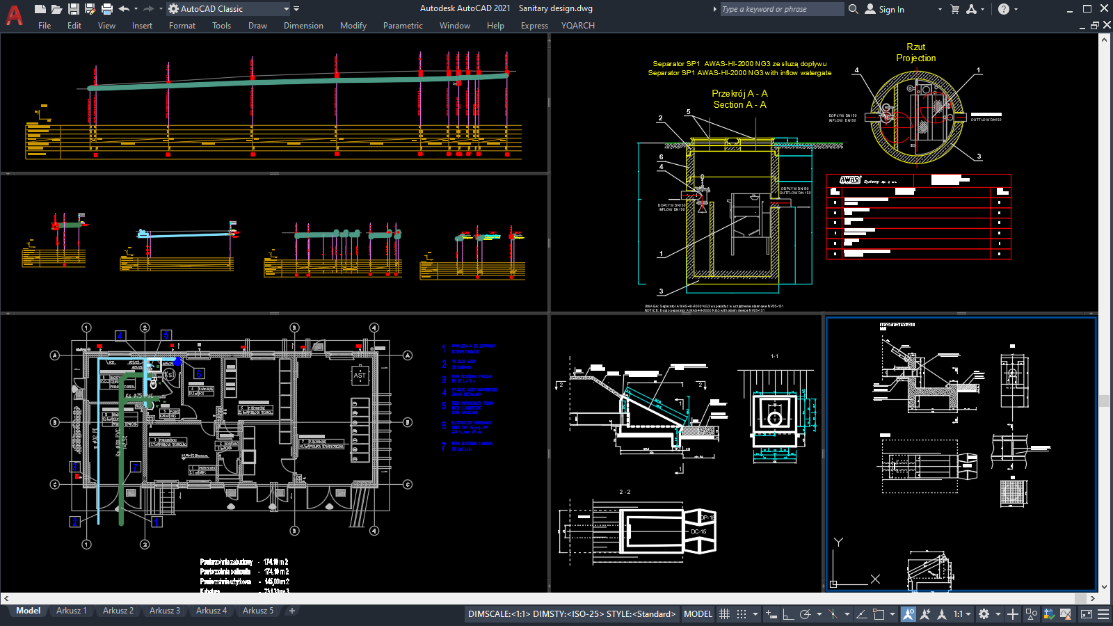 High Voltage Substation Design [DWG]