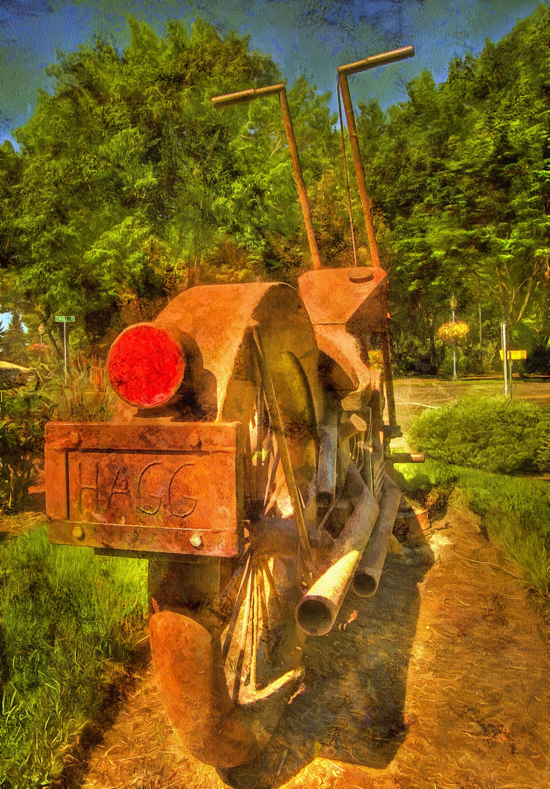 Thom Zehrfeld Photography : Some Motorcycle Yard Art