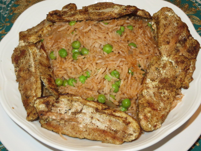 The Iraqi Family Cookbook: Grilled Chicken Shawirma with Red Rice ...