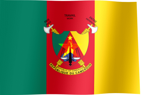 Flag of Cameroon (GIF) - All Waving Flags
