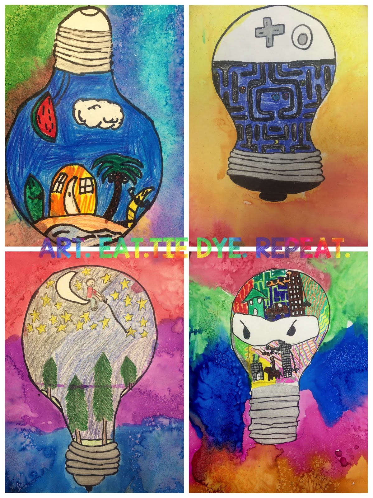 Light Bulb Art Projects