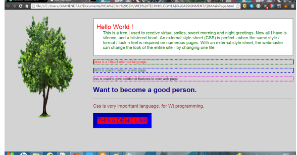 Add an Embedded Style Sheet to The XHTML Document in Fig. 4.5. The ...