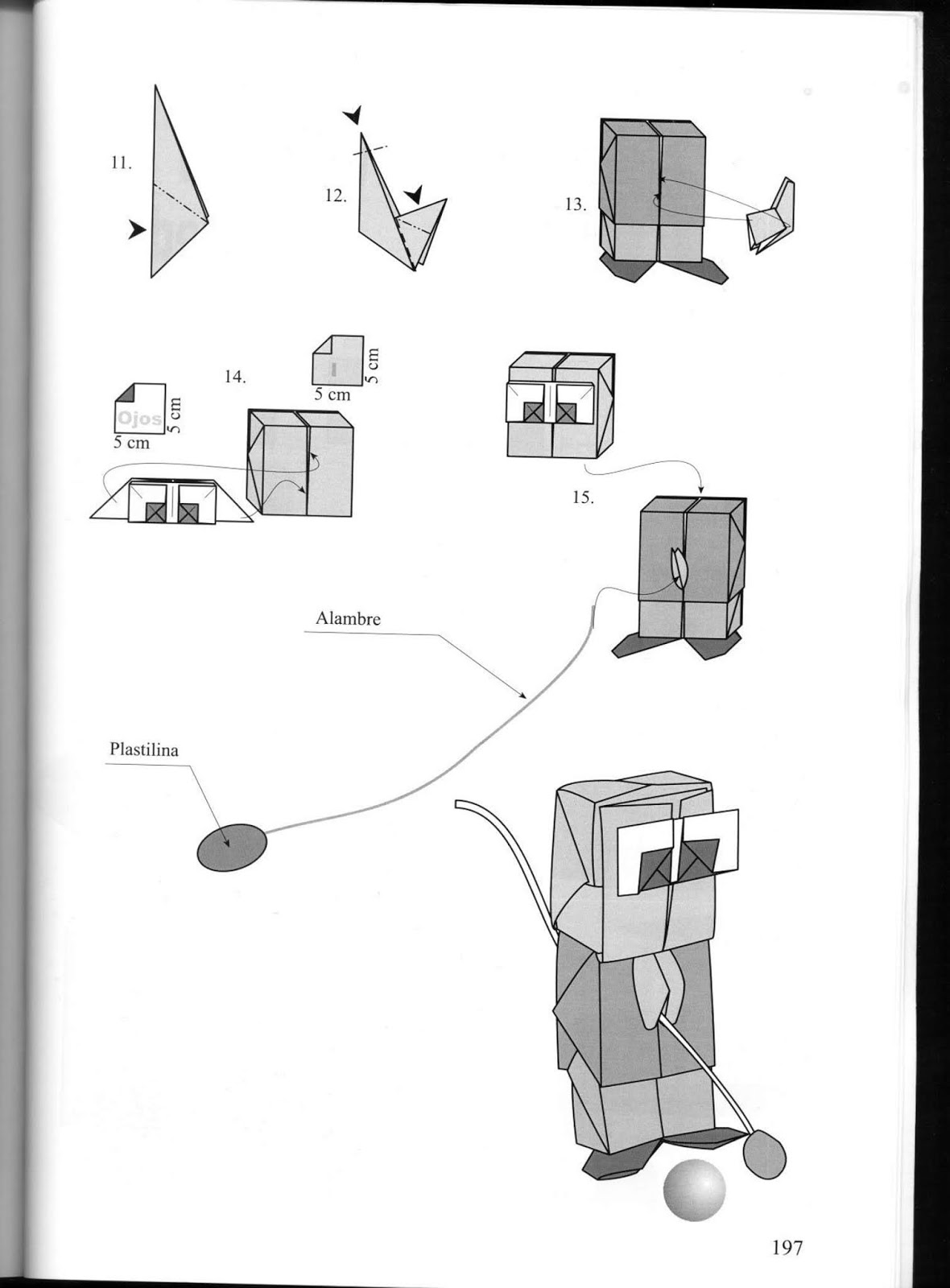 Origami Cartoon 4 Original - Ruby Book Origami