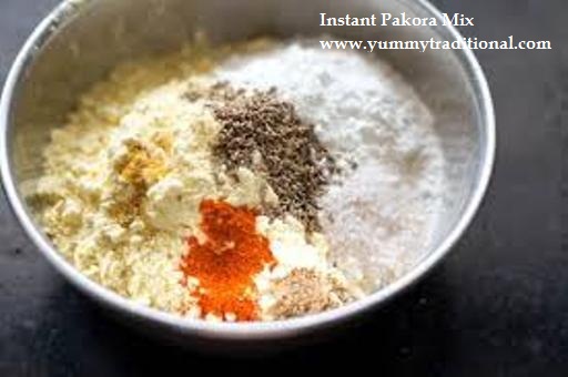 Pakora Mix Powder Recipe - Yummy Traditional