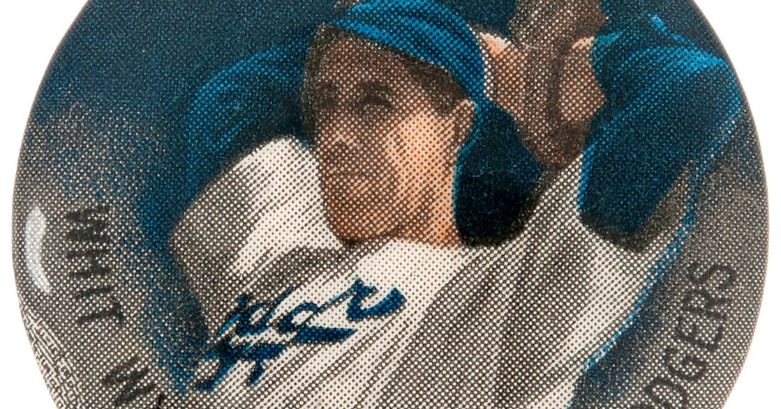 Dodgers Blue Heaven: A Whit Wyatt Vintage Pin -- The Dodger Headhunter
