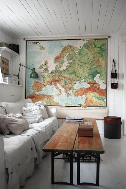 Deco Inspiración...Volvemos a Clase de Geografía | Decoración