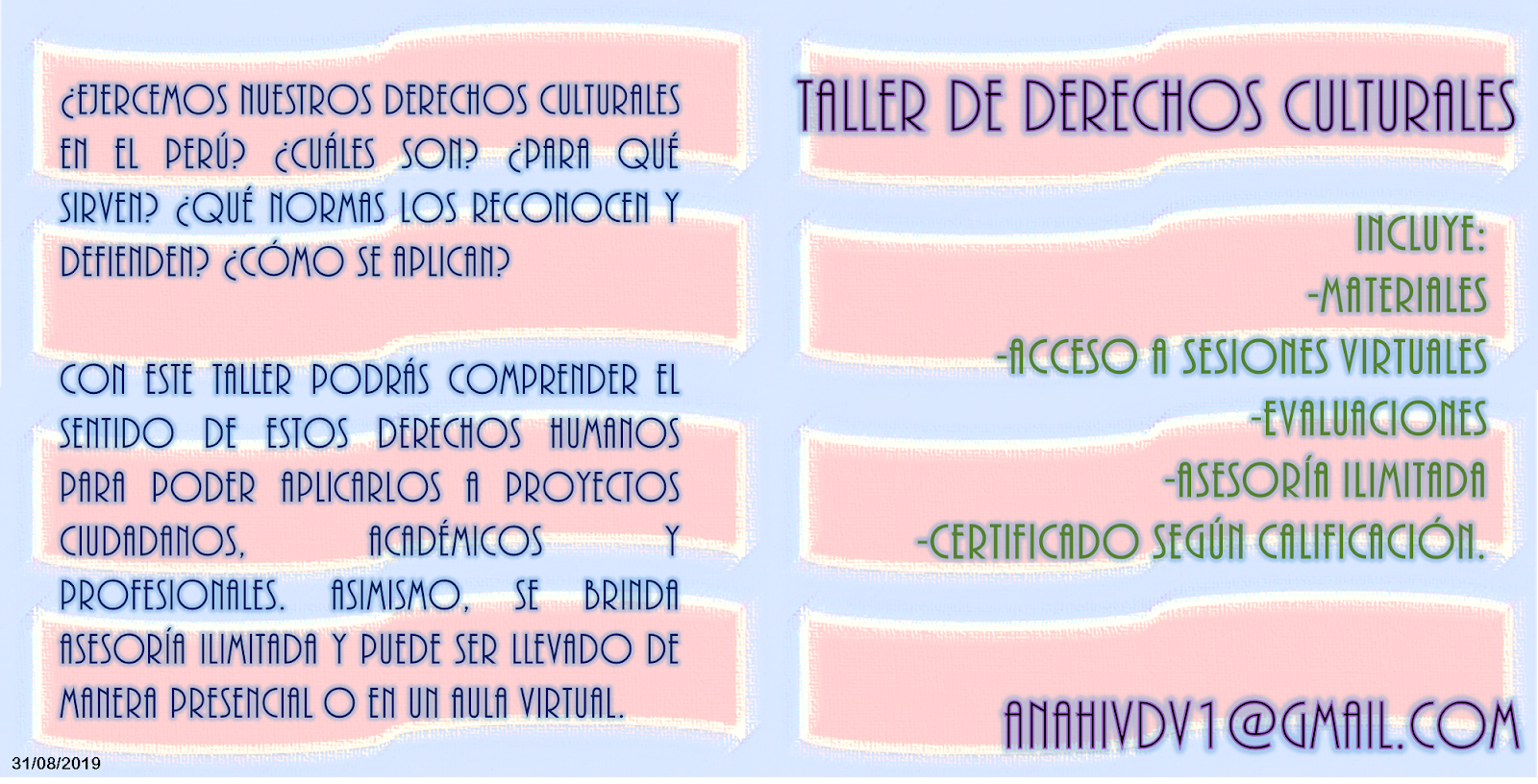 ¿Desde cuándo podemos hablar con certeza de Derechos Culturales?