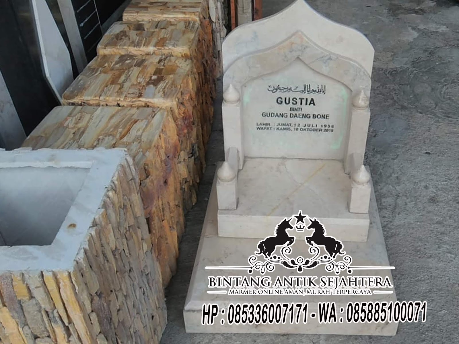 Batu Nisan Marmer, Model Batu Nisan Marmer, Harga Batu Nisan Marmer ...