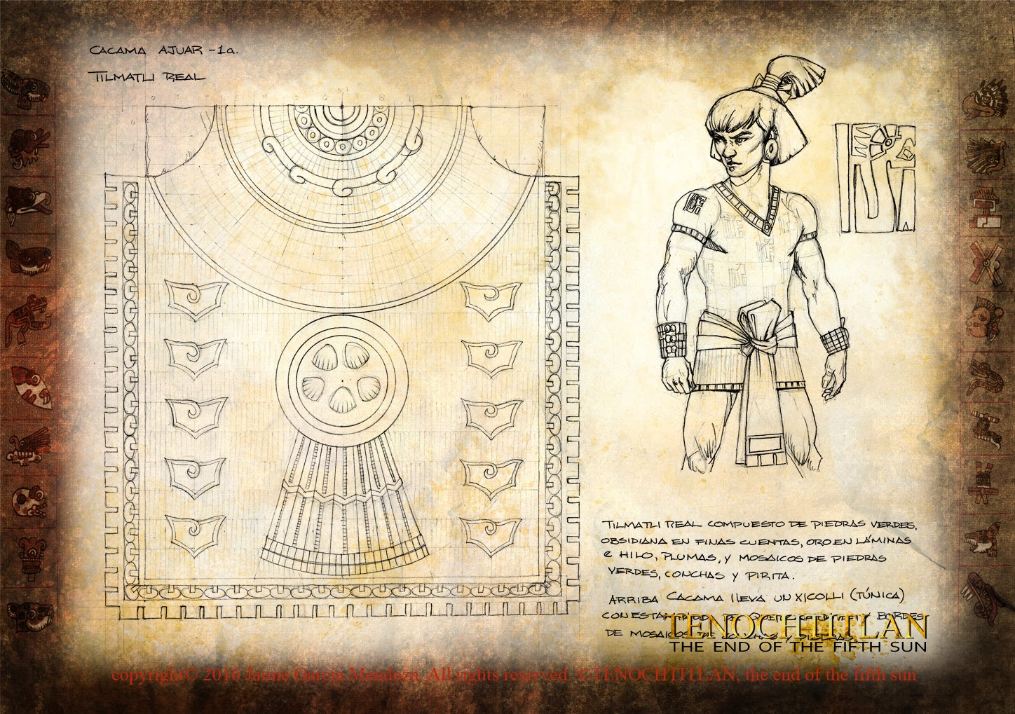 For Tenochtitlan, relation of a graphic novel: Cacamatzin, the rebel ...