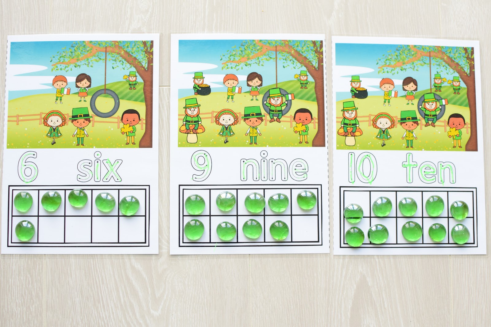 St. Patrick's Day Numbers 1-10 Counting Activities for Kids | The Pinay ...