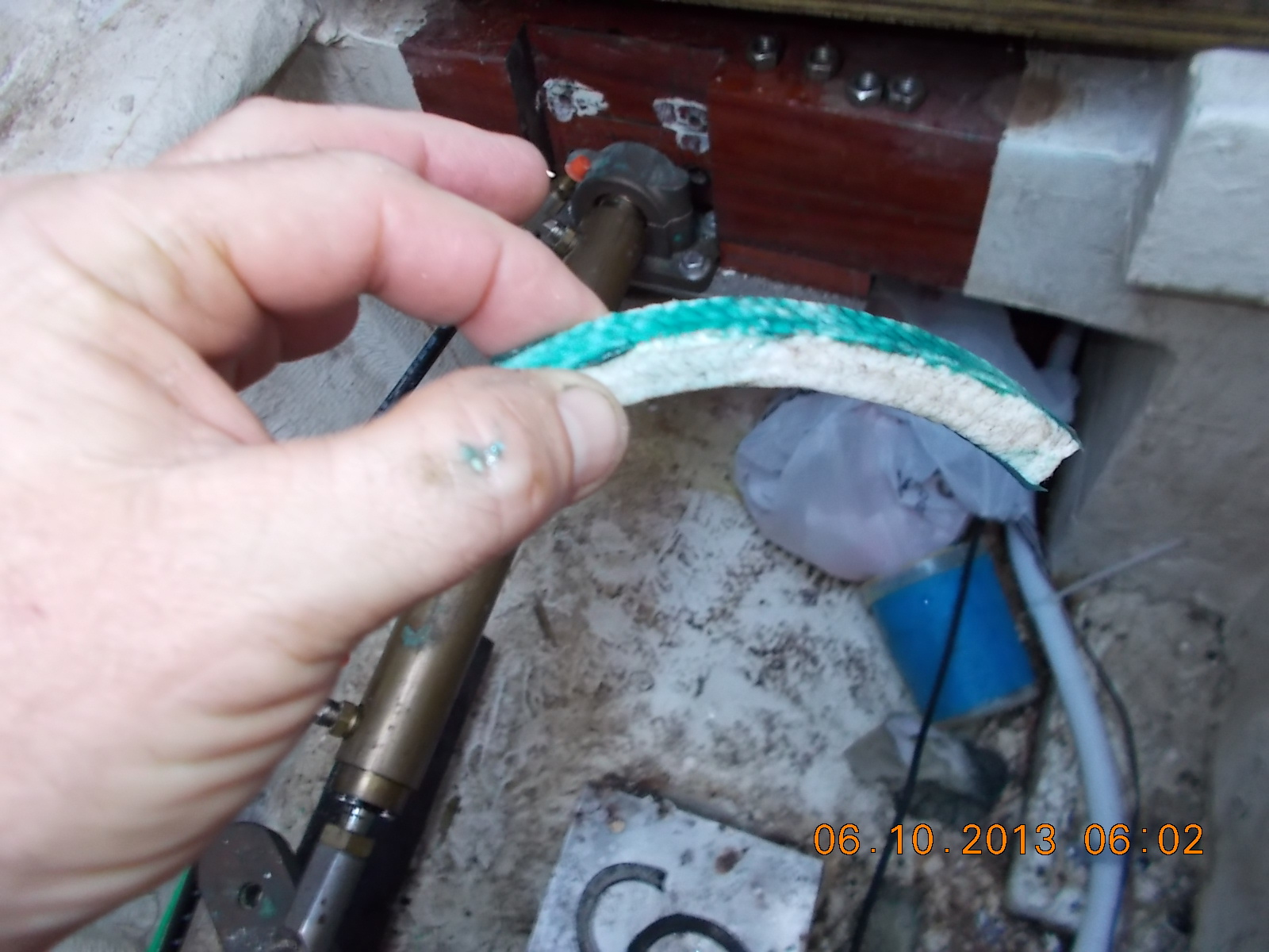 Living Aboard Sleepy Dragon: Rudder Packing