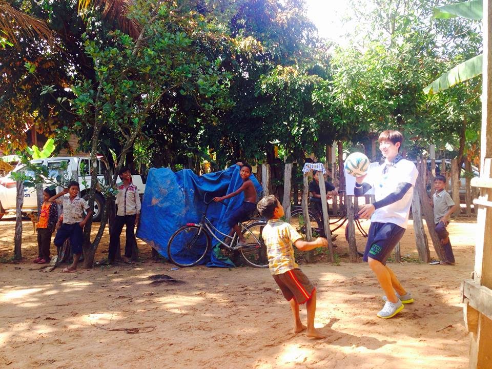 Korean Superstar Song Jae Lim Visits Cambodia for Humanitarian Mission