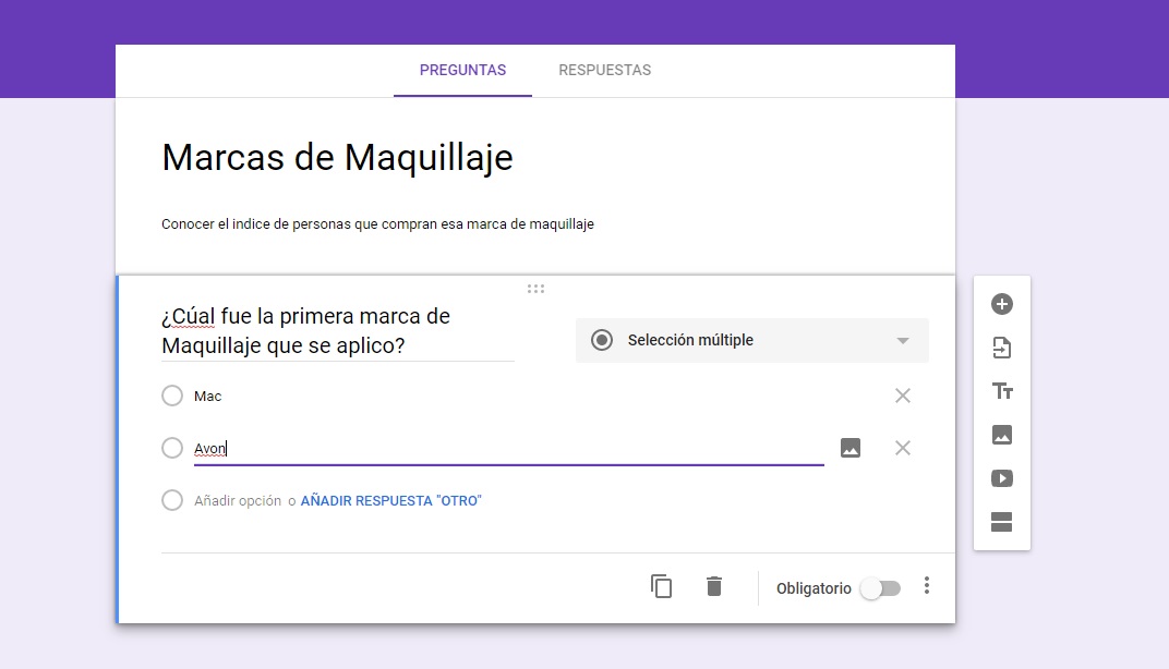 Google Forms: Creación de Formularios