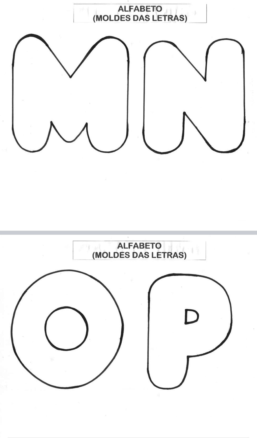 Letras Do Alfabeto Grande Para Imprimir Braincp