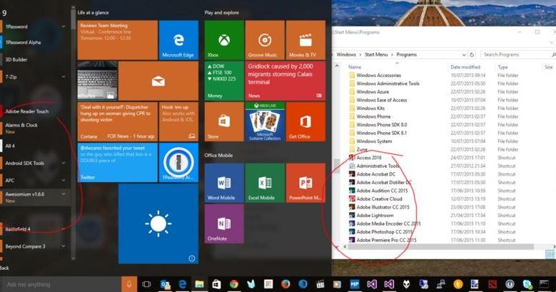 Cara Setting Folder Start Menu di Windows 10 - Pastipas.COM