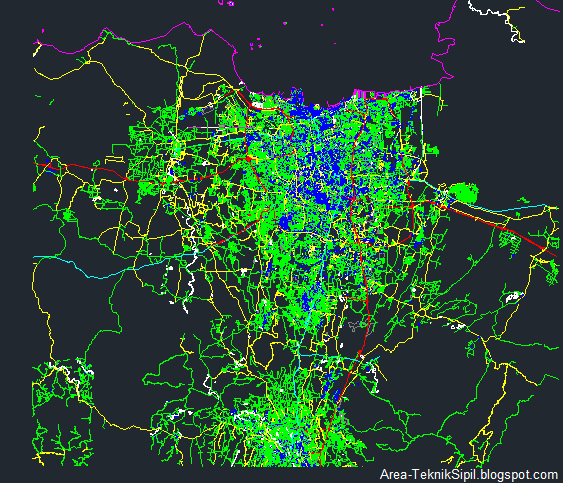 Download AutoCAD Peta Jakarta (Gratis) ~ Area TEKNIK SIPIL