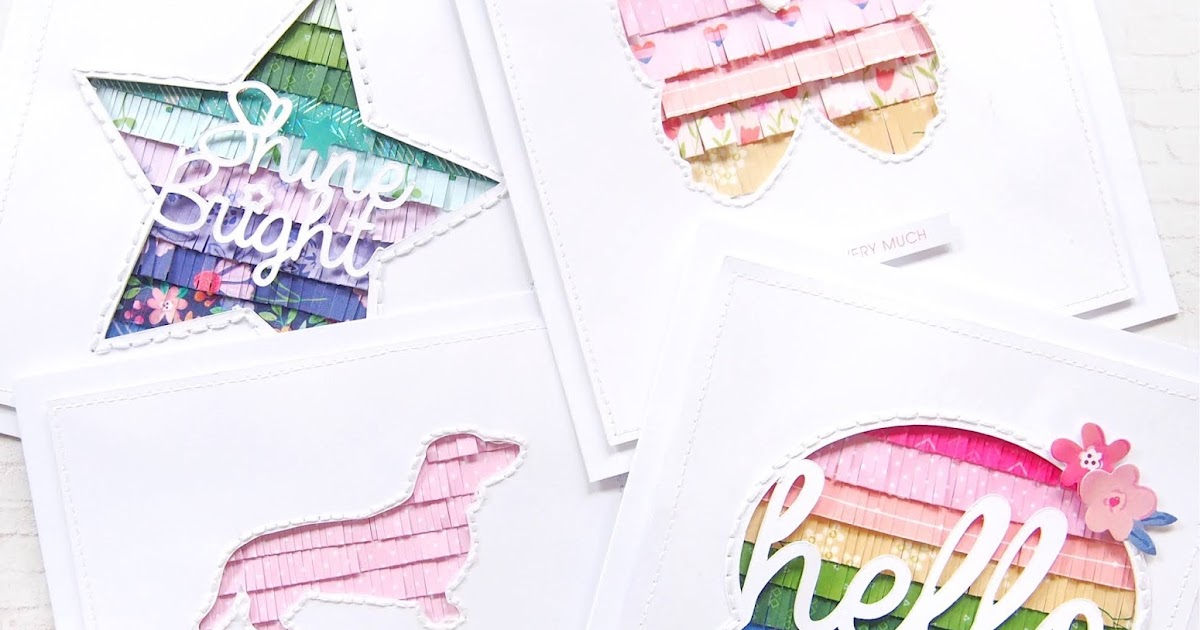 Fringed Cut File Cards by Elsie Robinson | Paige Taylor Evans