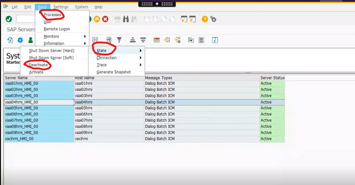 SAP BASIS MADE EASY: How to make one SAP application dialog instance in to passive mode.