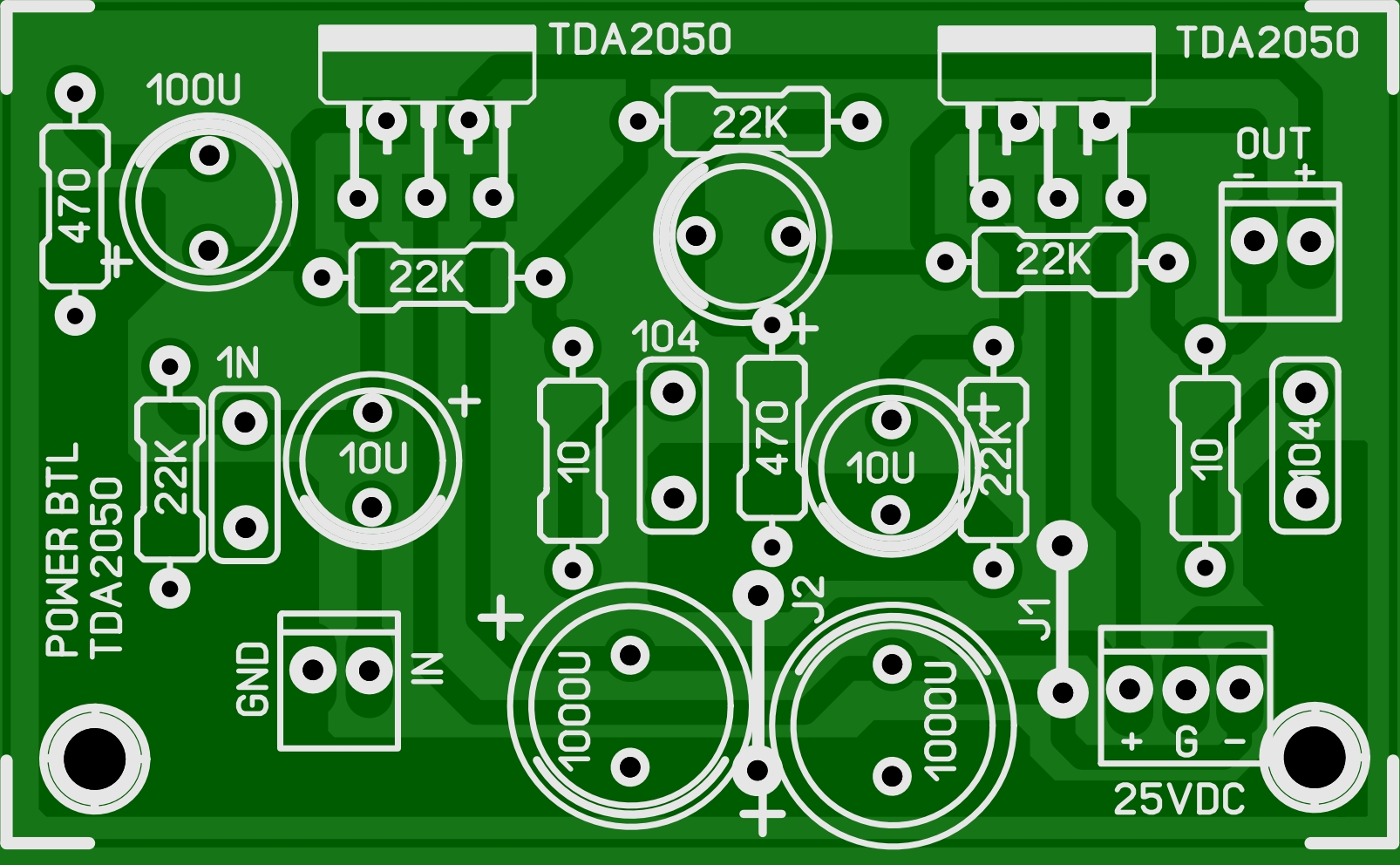 Cara membuat power amplifier btl TDA 2050 – BLOGKAMARKU