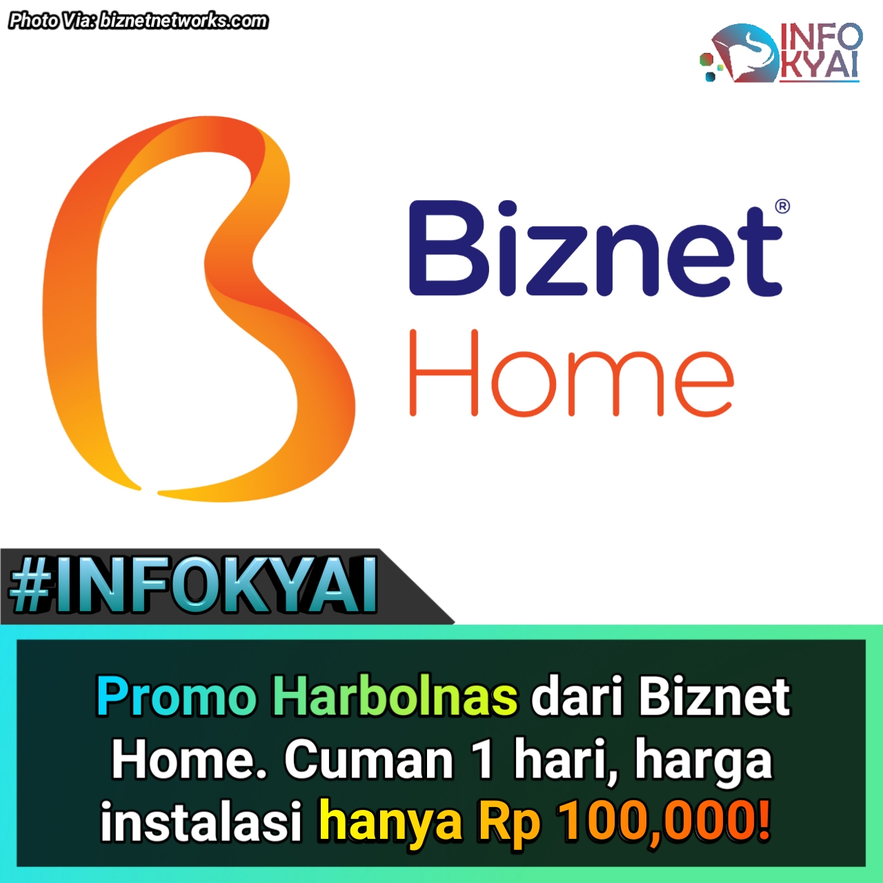Promo Harbolnas dari Biznet Home. Cuma 1 hari, harga instalasi hanya Rp ...