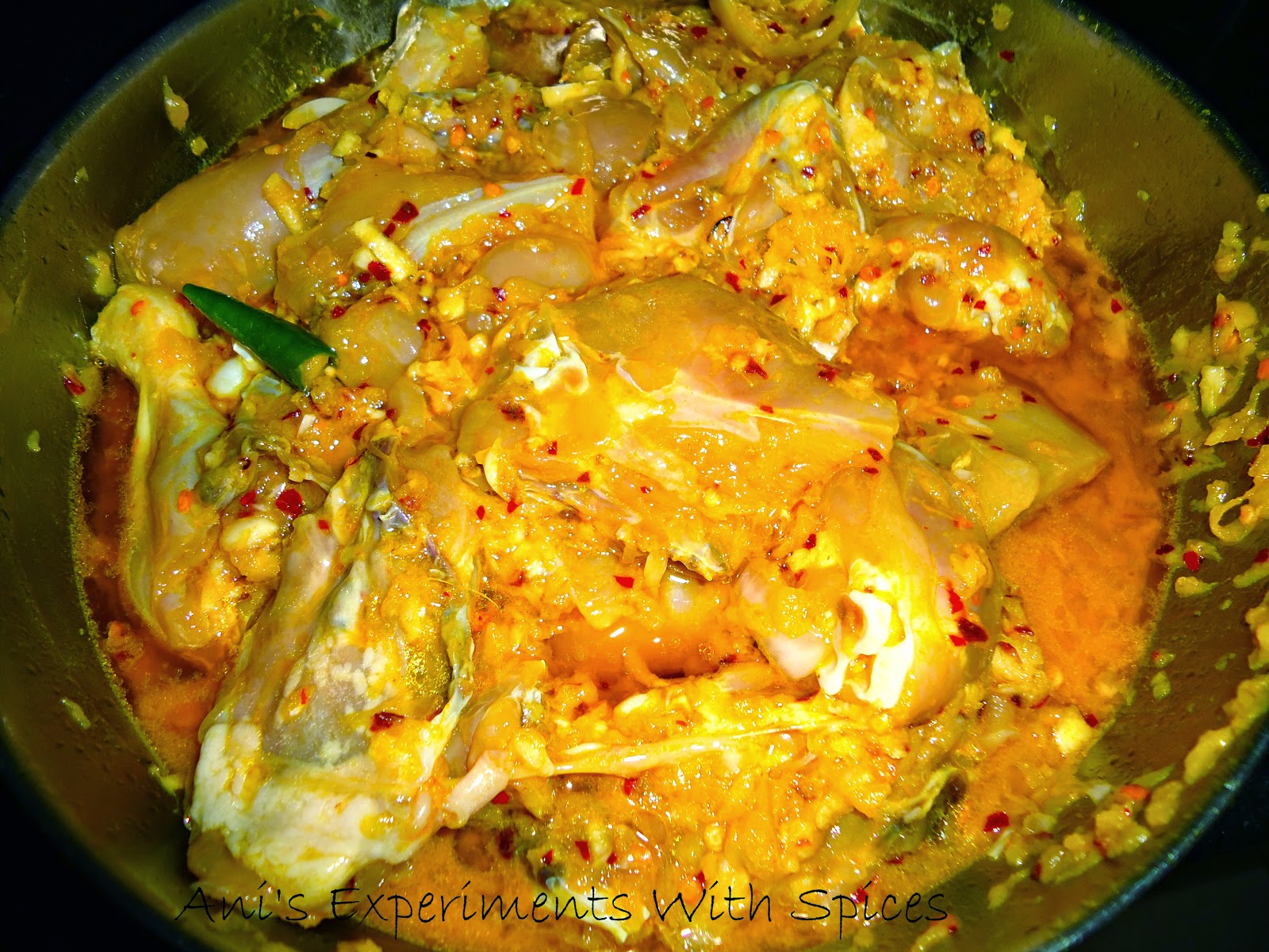 Ani's Experiments With Spices: Bikrampuri Murg Salaan ~ A Simple ...