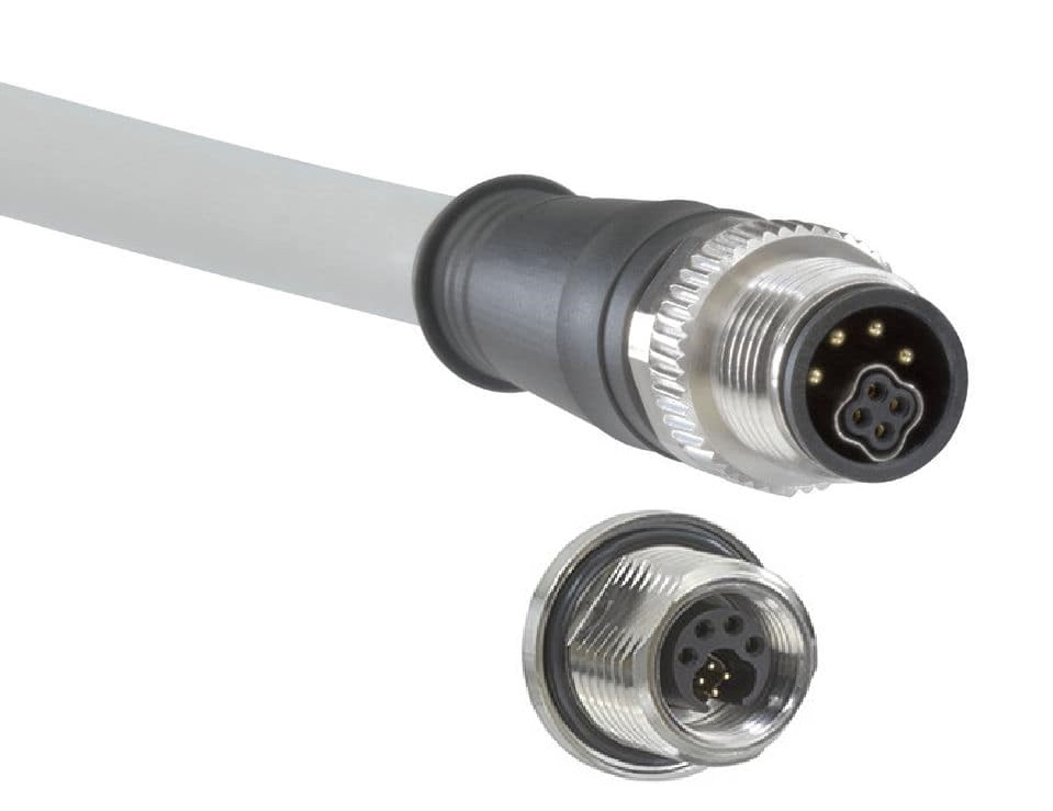 connectors and cable assembly: Communication Equipment M12 x-code 8pins ...