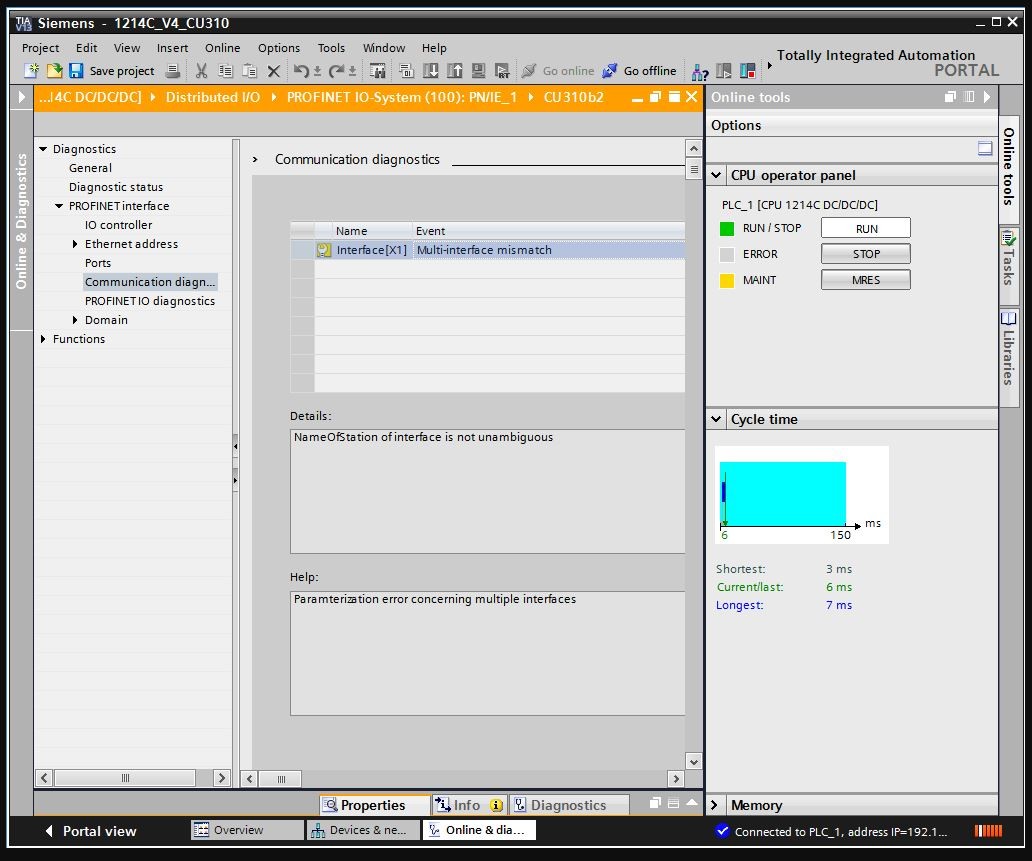 SINAMICS S120: CU310-2 PN, CU320-2 PN: Maintenance request when ...