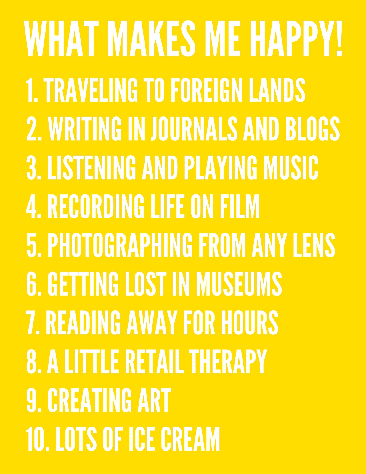 enthusiasm for everything!: do more of what makes you happy!