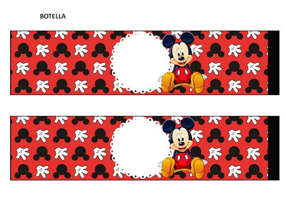 Creaciones Loly: Candy Bar Mickey Mouse