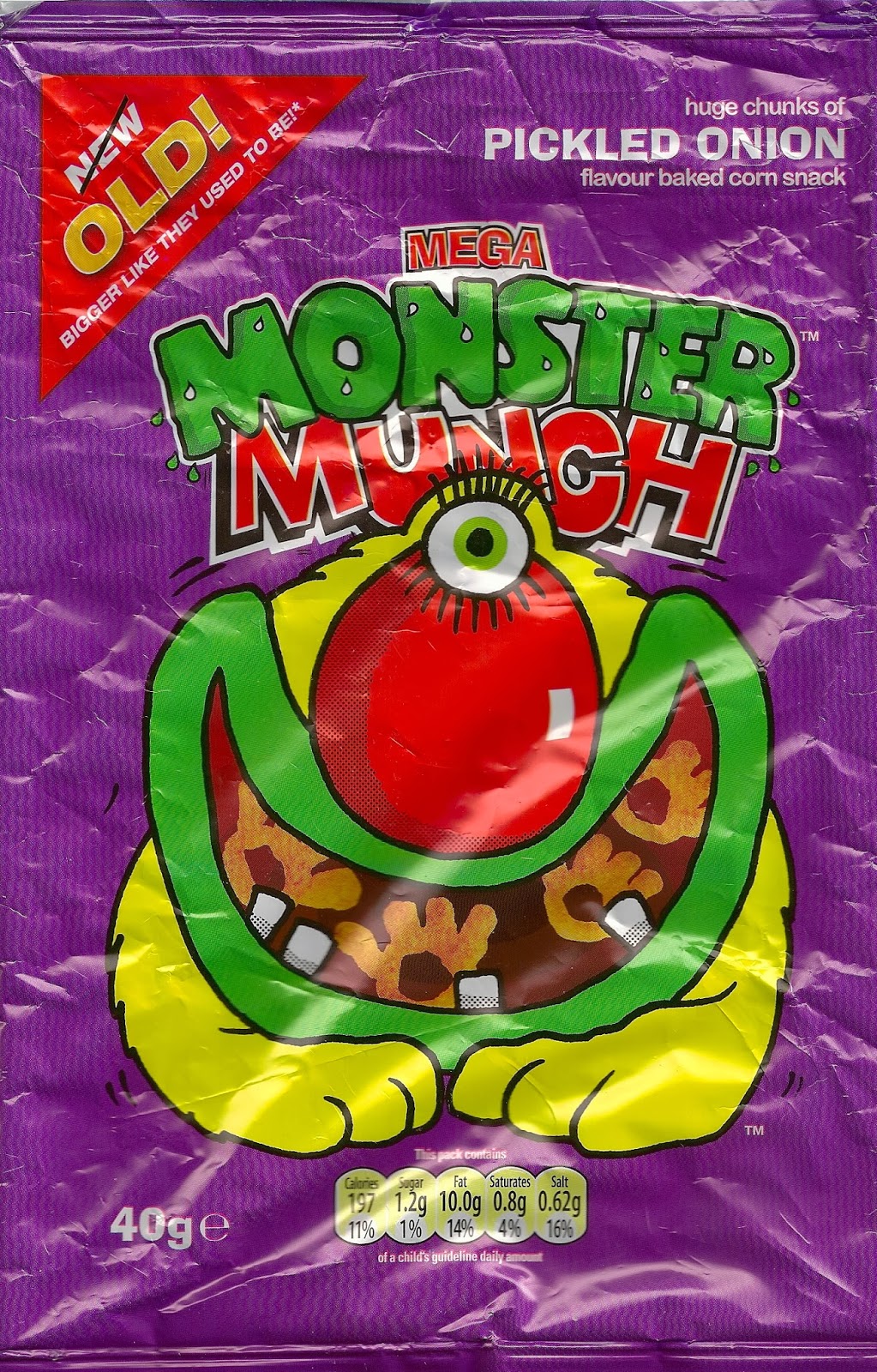 Cheeseburger Crisps & Other Stories: Mega Monster Munch Pickled Onion