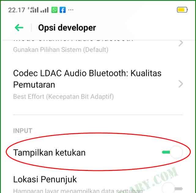 Cara Menampilkan Kursor Di Layar HP Android Atau Smartphone ...