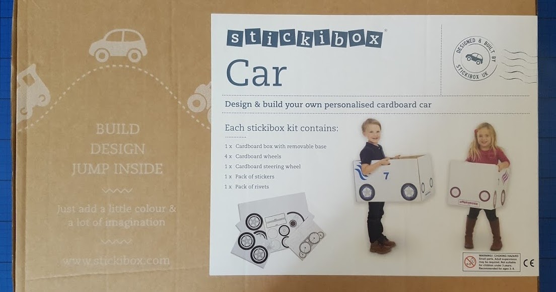 The Brick Castle: Stickibox Cardboard Car Kit Review And Discount Code