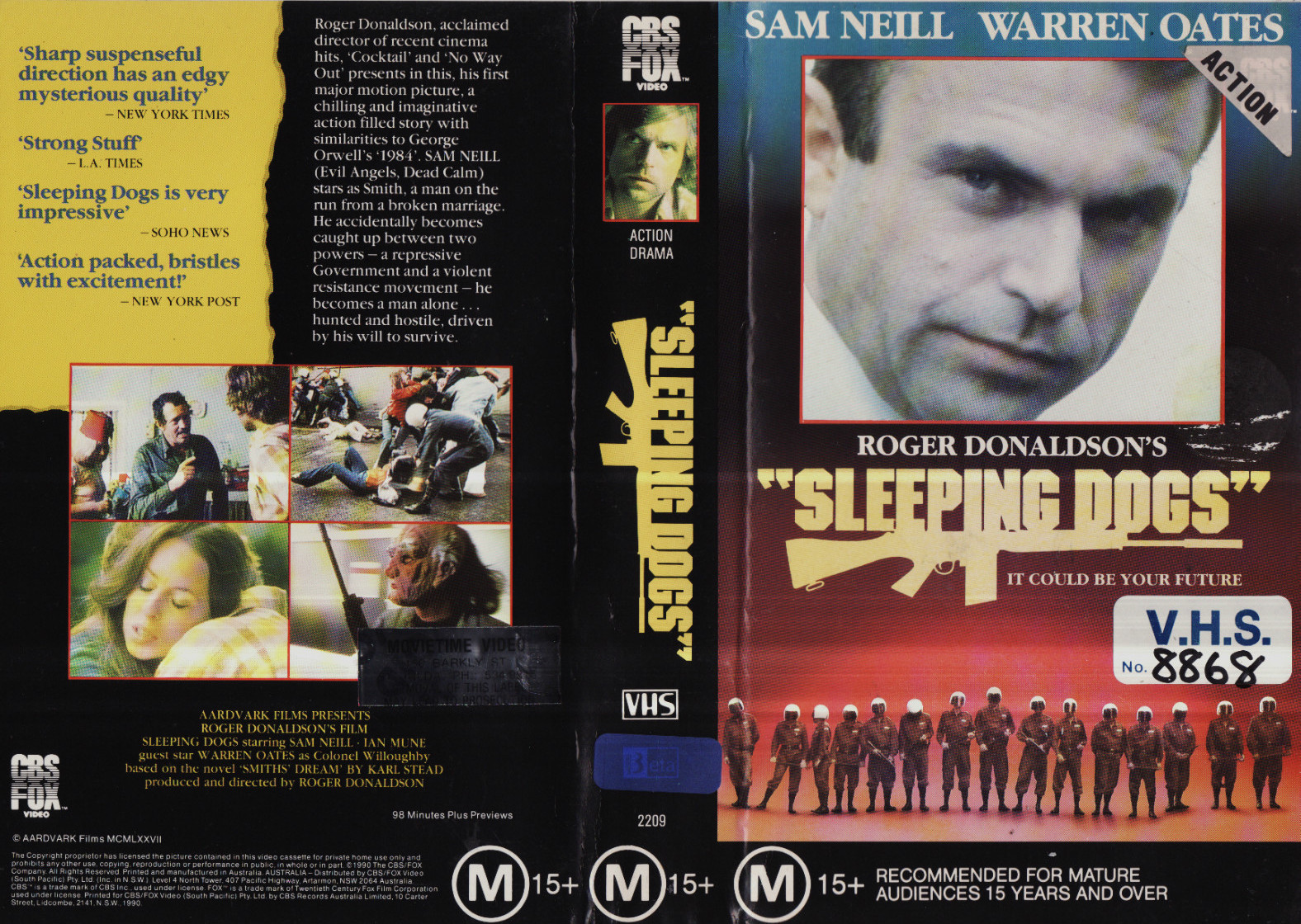 Australian VHS Covers: CBS FOX Collection