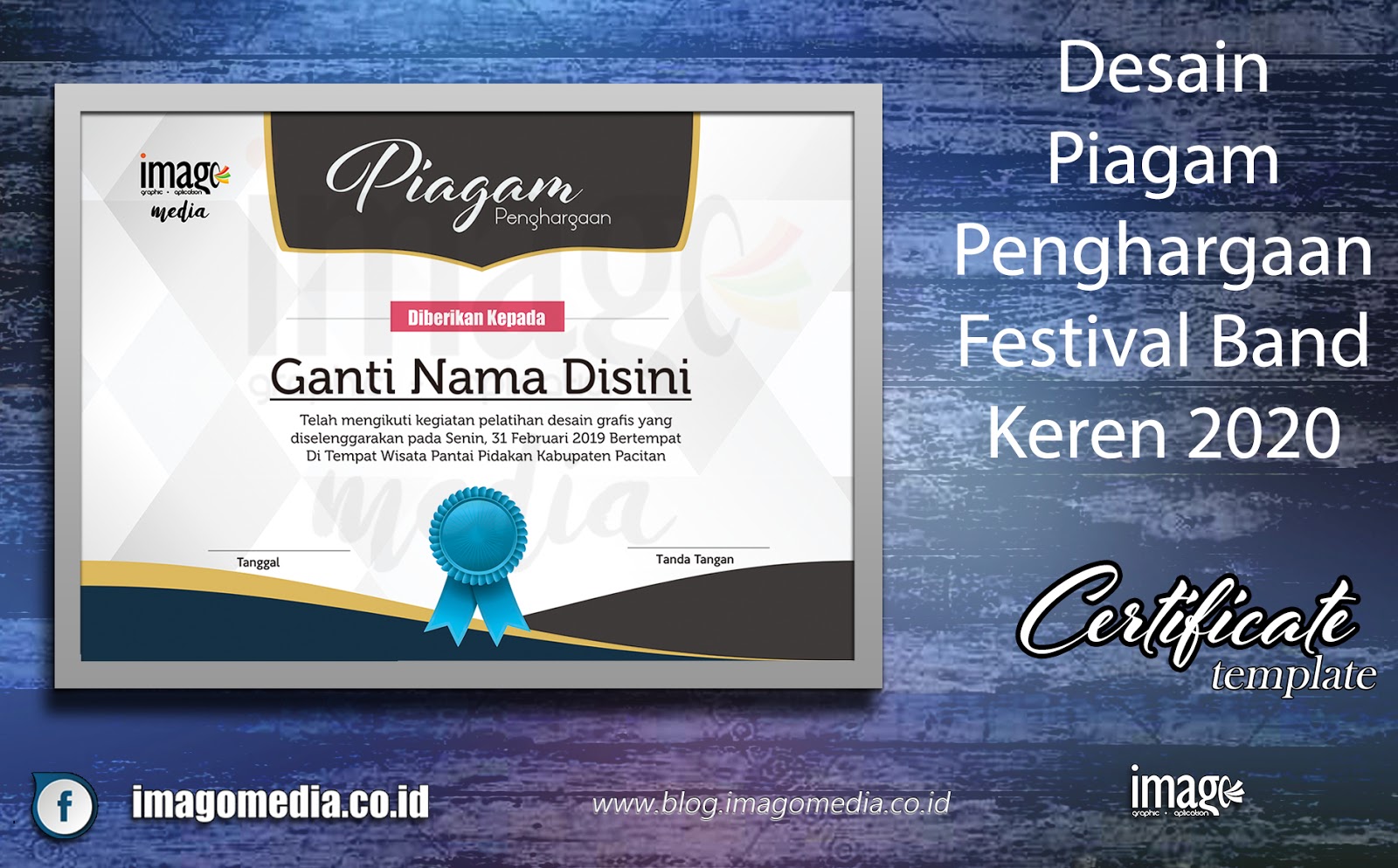 contoh piagam penghargaan musik - Sebastian Langdon