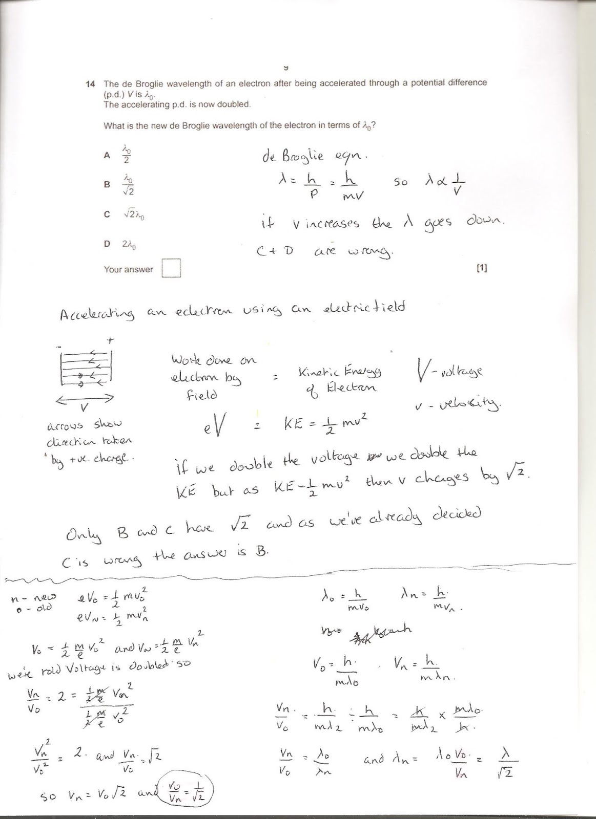 A Level Homework and Answers: q31 on Consolidation Exercise