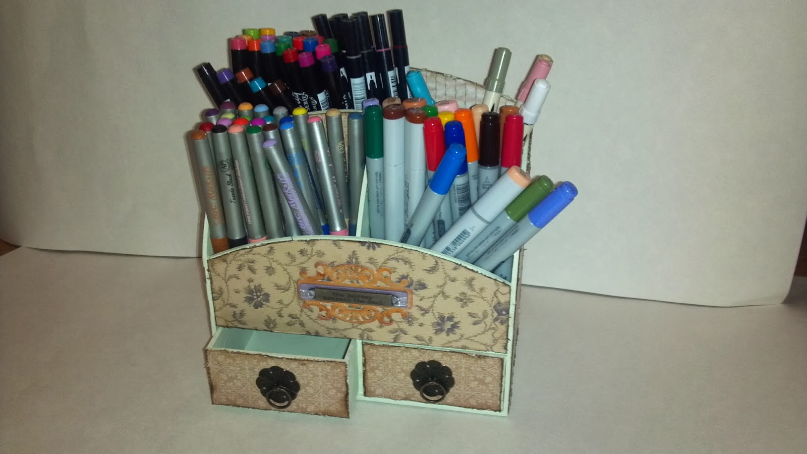 The Craft Hoarder: Gina's Designs DT Project - New Marker Holder