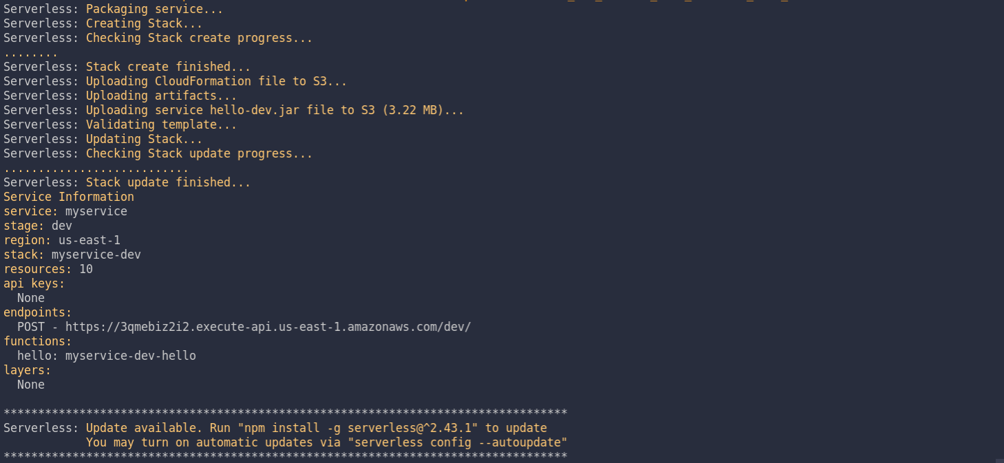 FaaS in Action with AWS + Serverless Framework for Java Developers