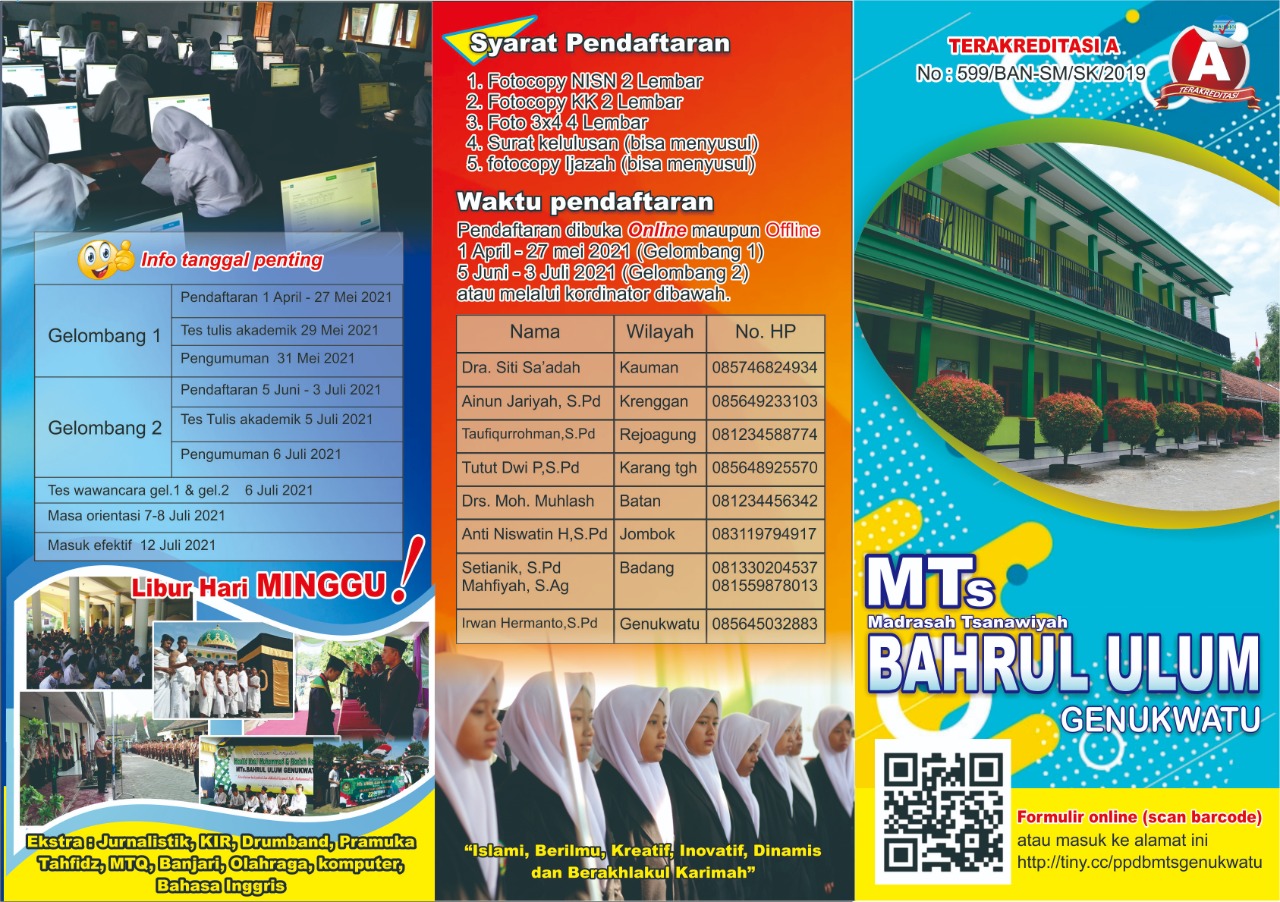 Formulir online bisa didapat disini