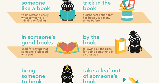10 idioms about books