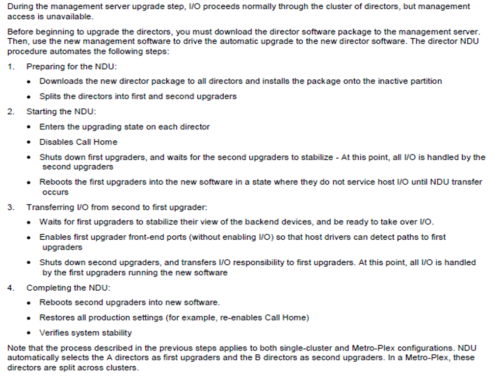 Infra World: VPLEX Management Server Upgrade Steps / NDU (Non ...
