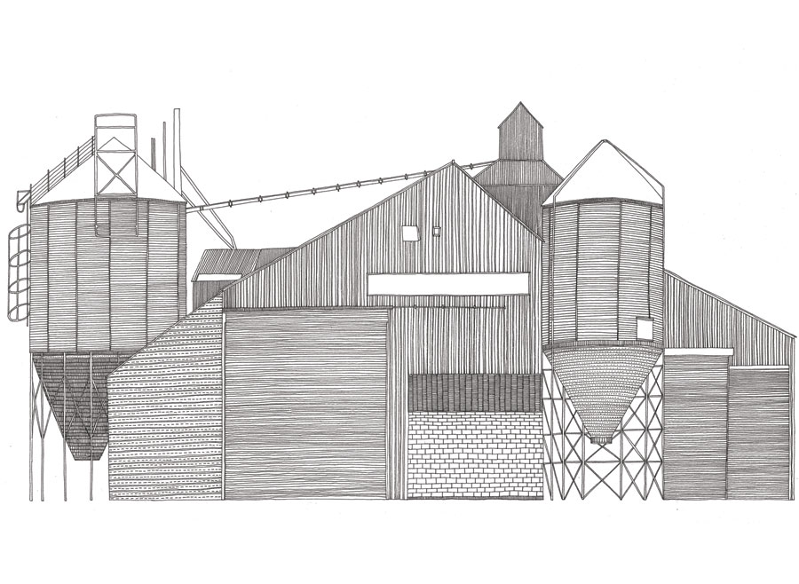 paper weight: Nigel Peake