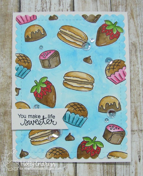 Newton's Nook Designs: You Make Life Sweeter Card by Holly Endress