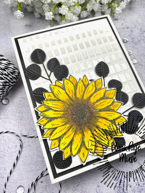 Blank Page Muse: Guest Designer Tracy Ware~ Sunflowers & Stencils!