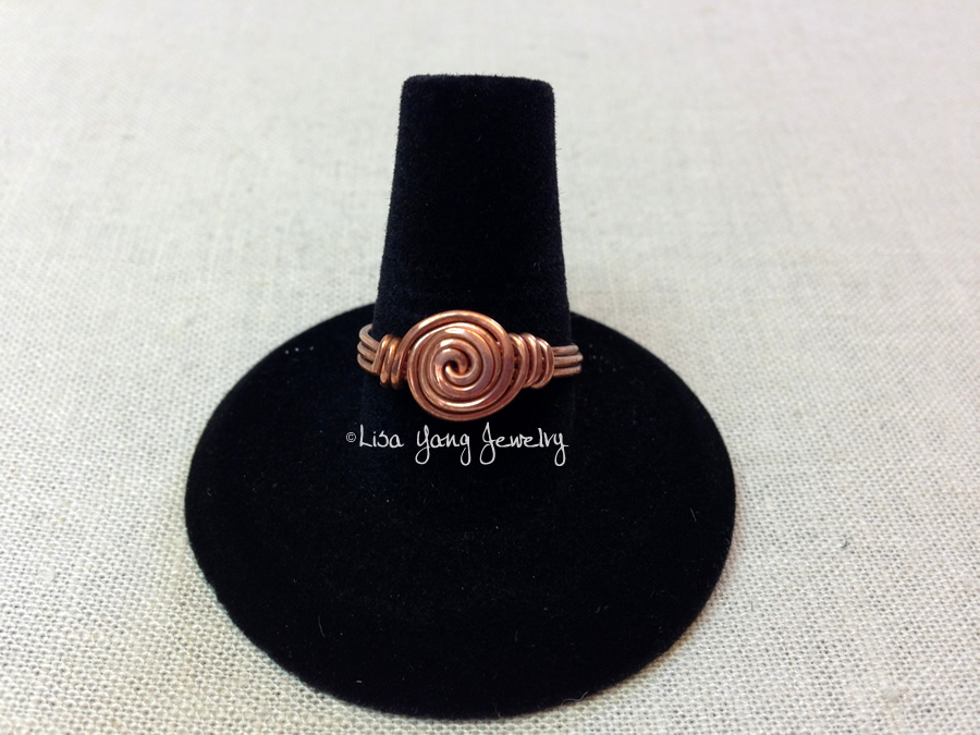 Lisa Yang Jewelry : Free Tutorial: Spiral or Rose Wire Wrapped Ring