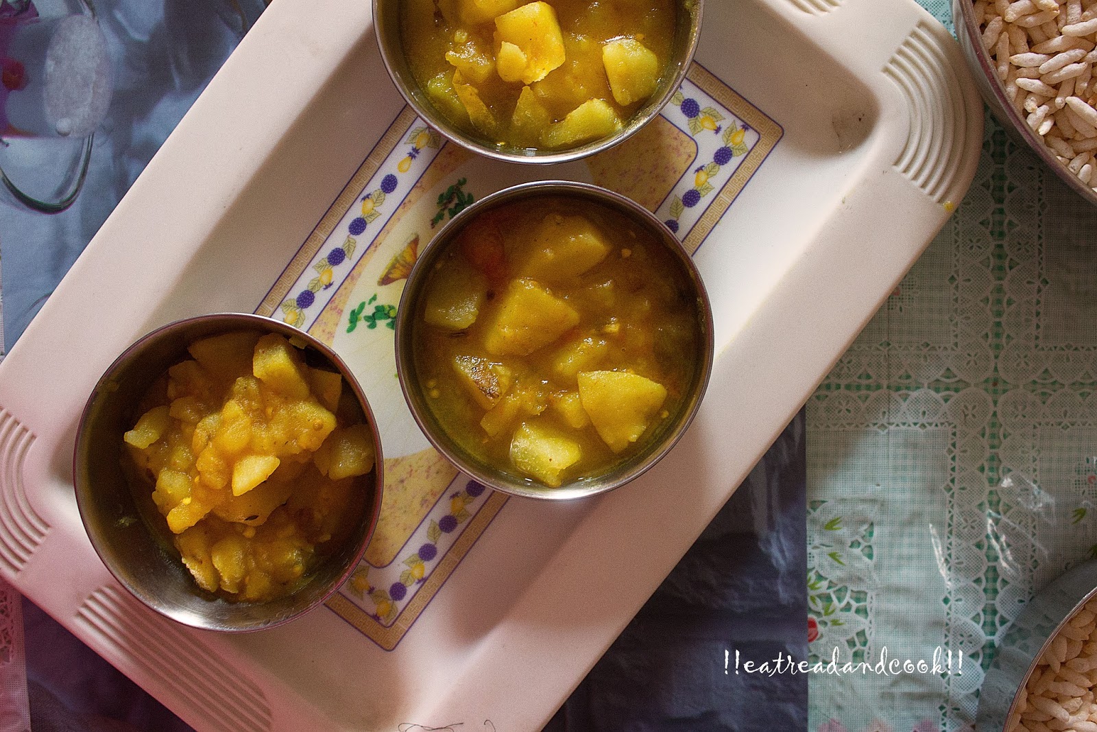 Niramish Lau Ghonto / Lau Bori / Bengali Style Pure Vegetarian Bottle ...