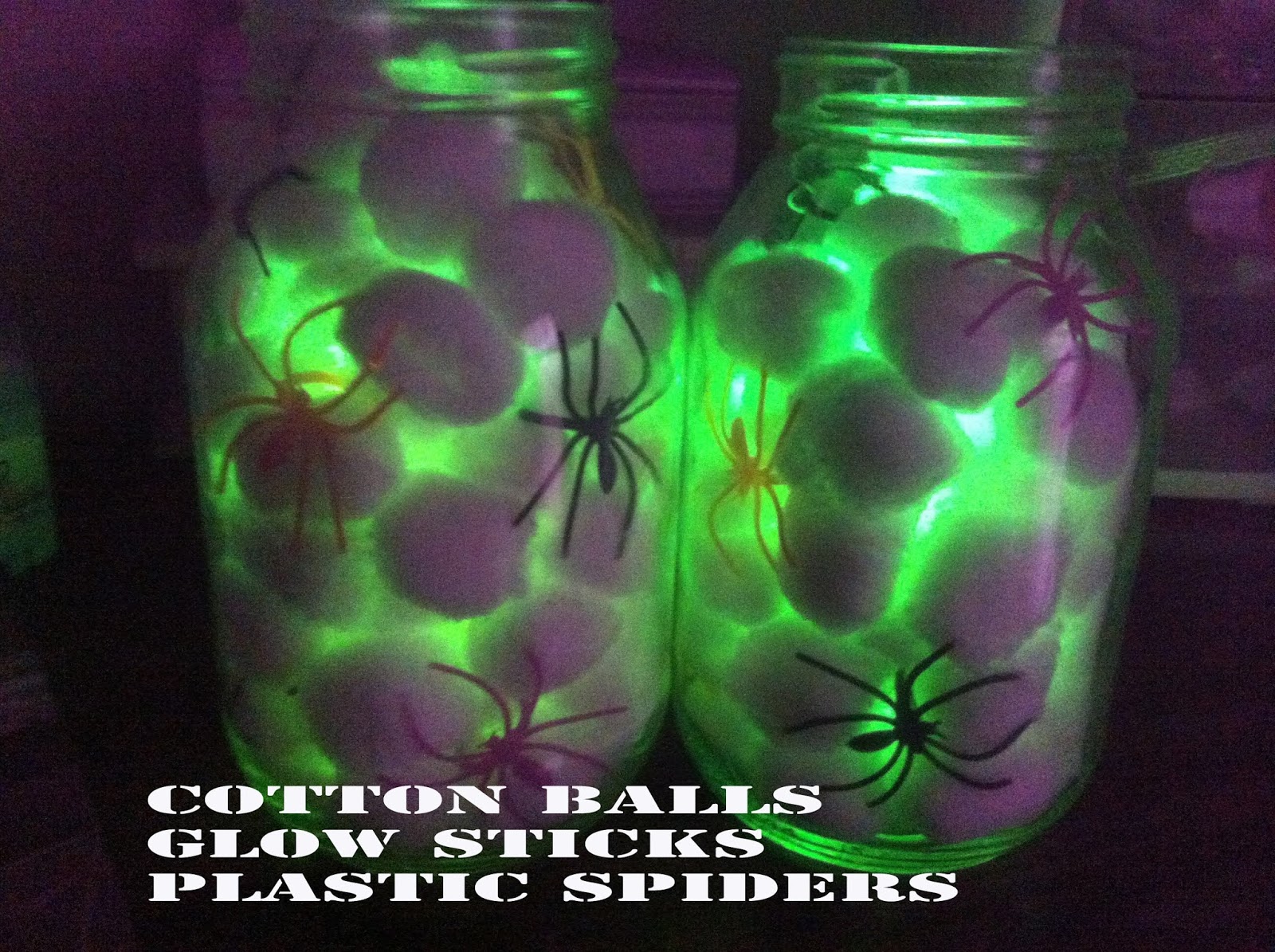 Glow Sticks Crafts for Halloween