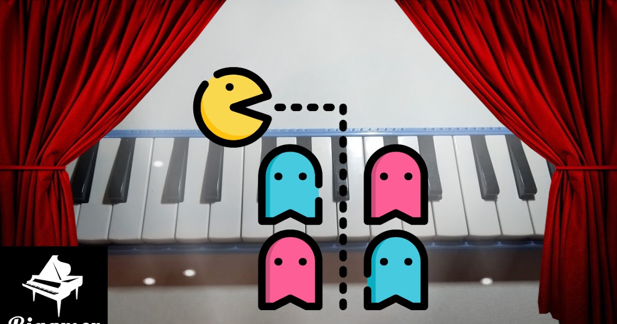 TUTORIAL-"PAC-MAN THEME"-PIANO MELODICO