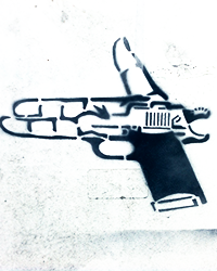 Bang Gun Stencil