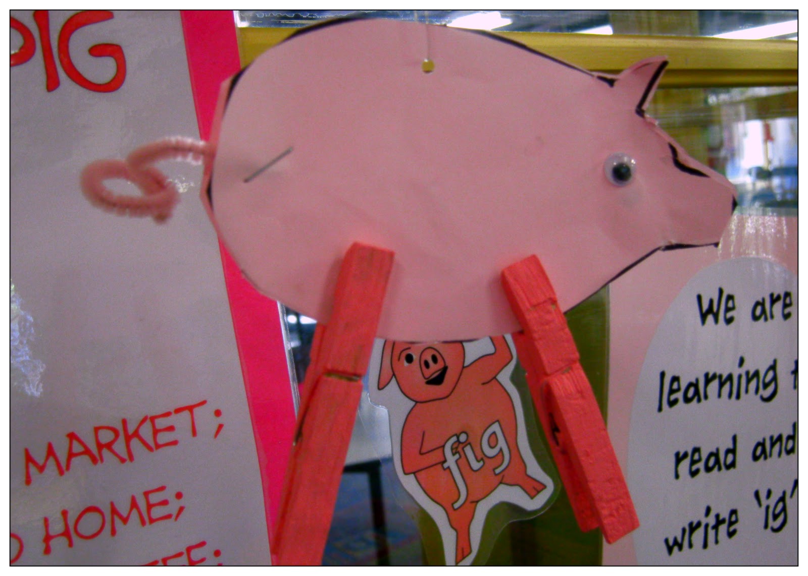 Start at 5: Pink Peg Pigs