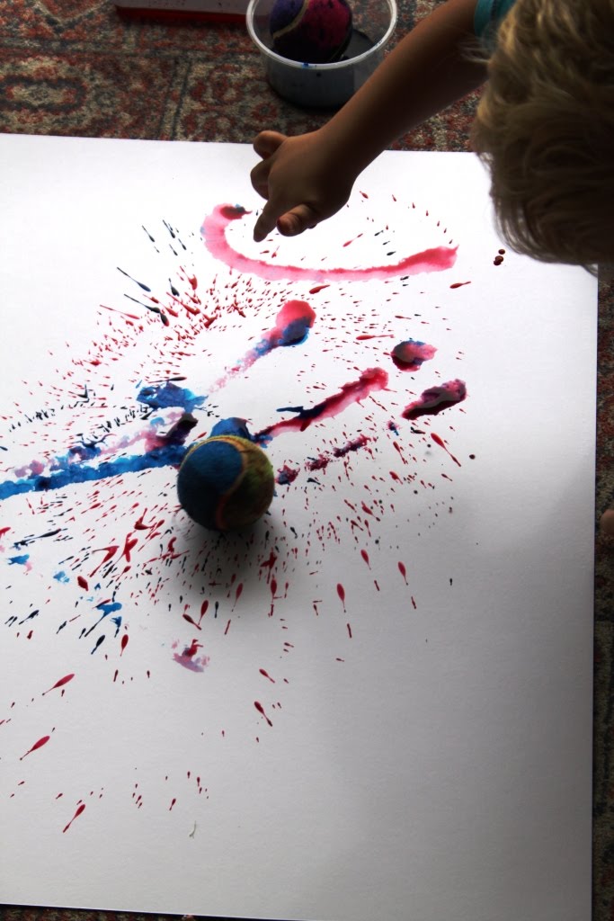Mumma made it: ball painting